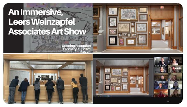 Take a look at our twitter for the Leers Weinzapfel Associates Art Show ...
