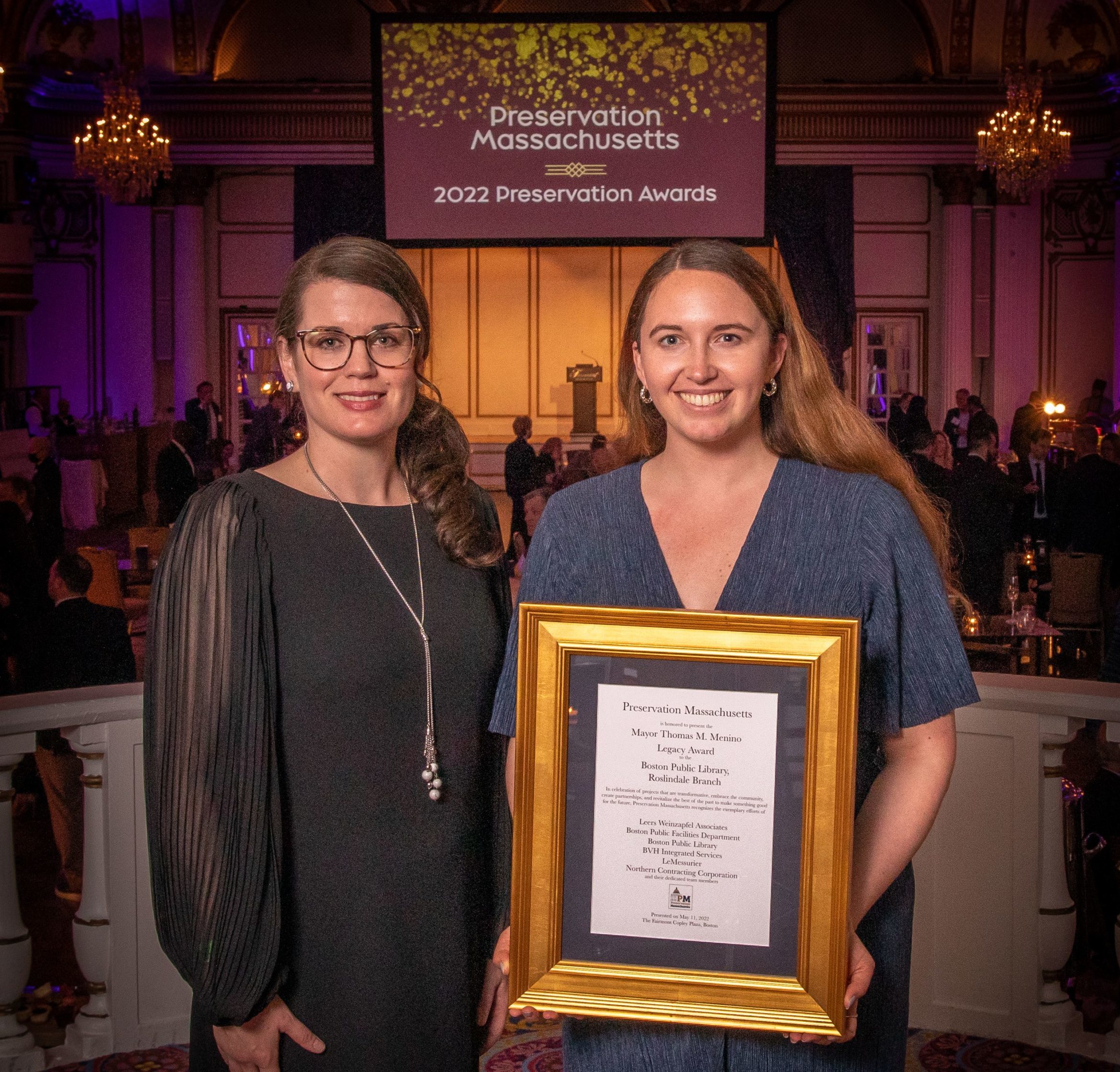 BPL Roslindale Library is honored at the Preservation Massachusetts ...
